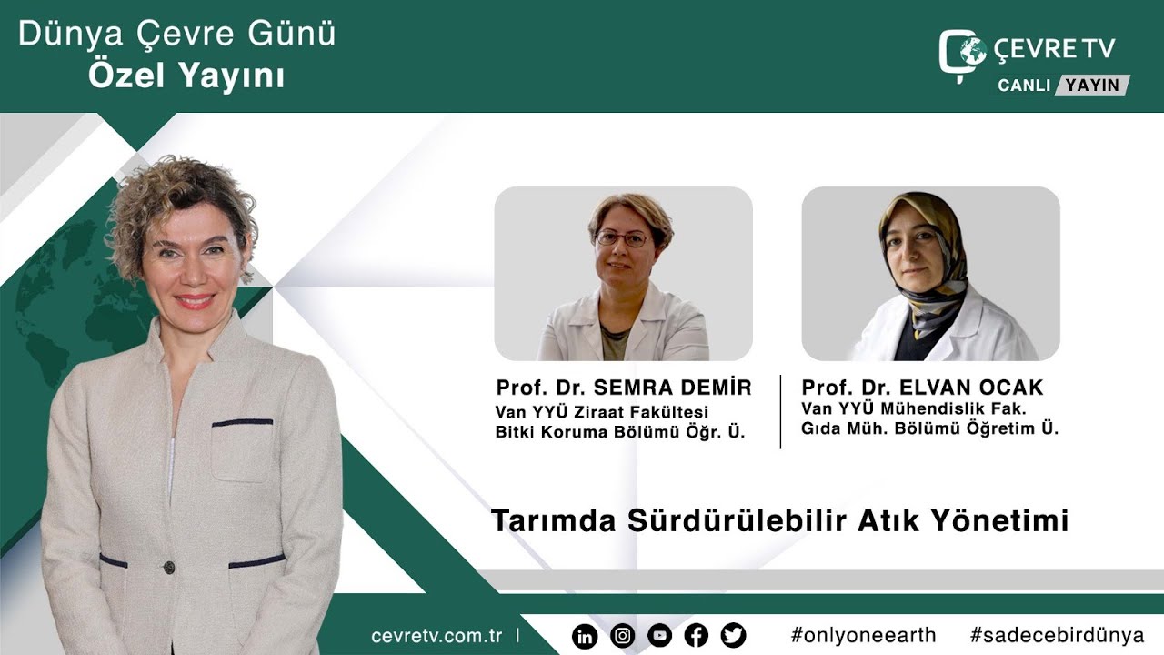 🔎 Çevre TV Dünya Çevre Günü |Tarımda Sürdürülebilir Atık Yönetimi Nedir ...